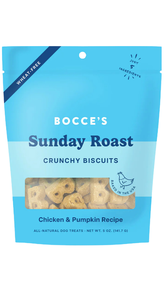Bocce's Bakery Crunchy Biscuits: Sunday Roast – Pampered Puppies