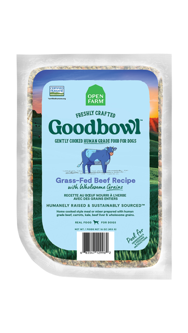Open Farm Goodbowl Gently Cooked Dog Food: Grass-fed Beef with Wholeso ...