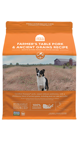Open Farm Dry Dog Food: Farmer's Table Pork & Ancient Grains Recipe ...